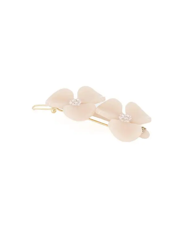 Alexandre De Paris Camelia Flower Acetate Barrette