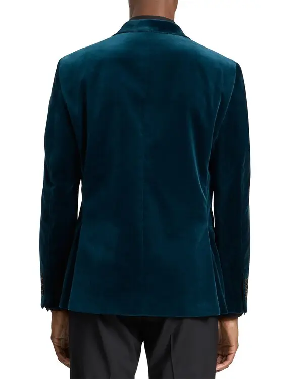 Ted Baker London Webster Velvet Blazer - Teal