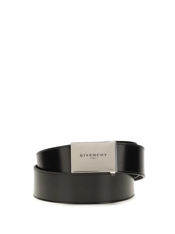 Givenchy Reversible Leather Belt - Black