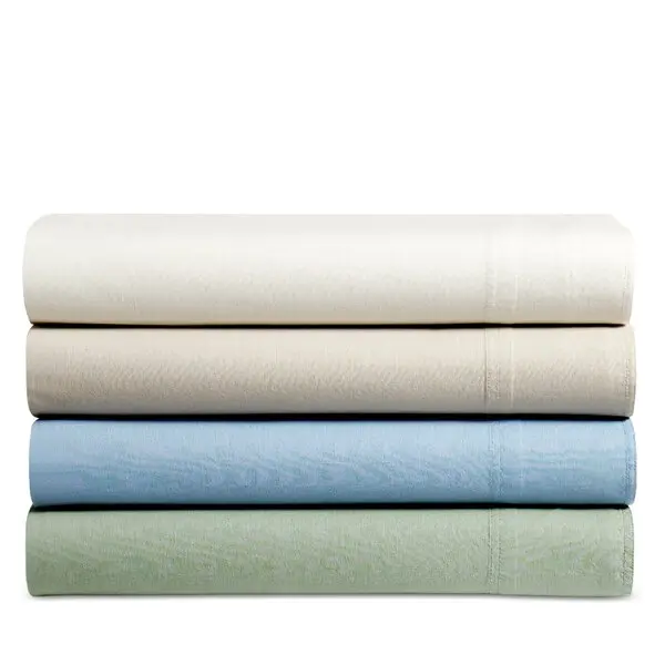 Dkny Vintage Washed Cotton 4-piece Sheet Set, Queen - Ivory