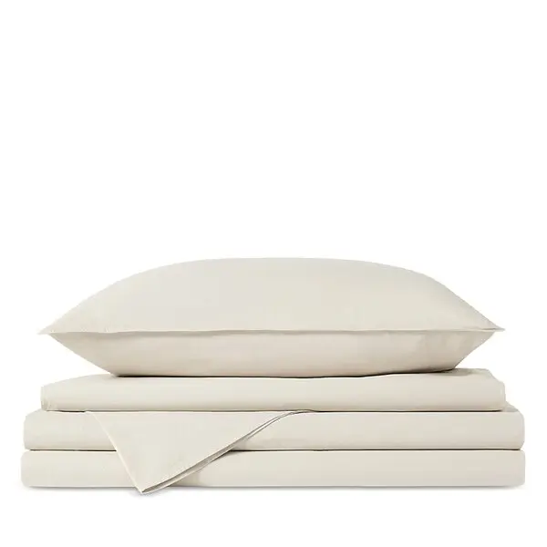 Dkny Vintage Washed Cotton 4-piece Sheet Set, Queen - Khaki
