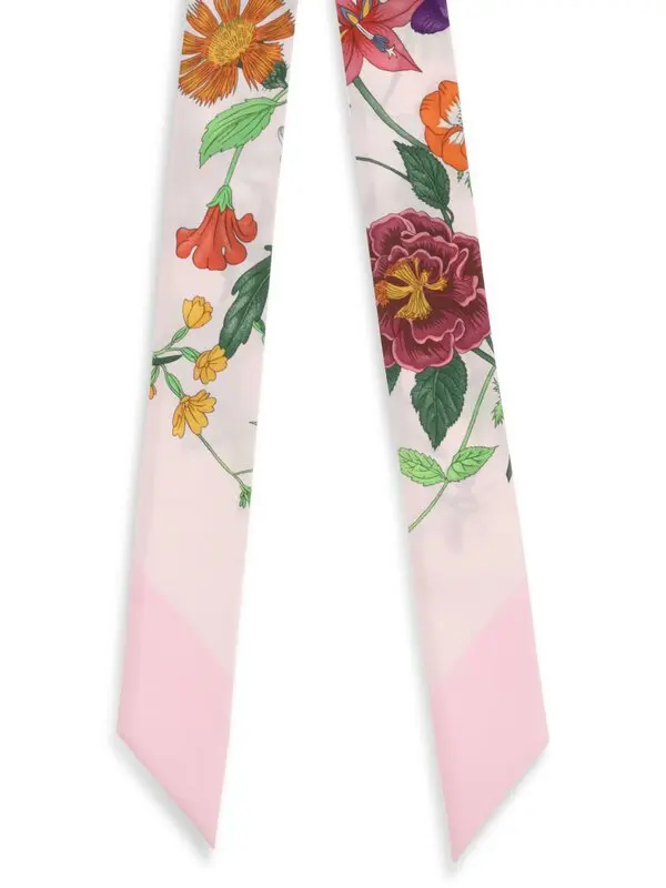 Gucci Printed Silk Twill Scarf - Multicolor