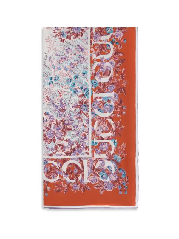 Gucci Printed Silk Twill Scarf - Multicolor