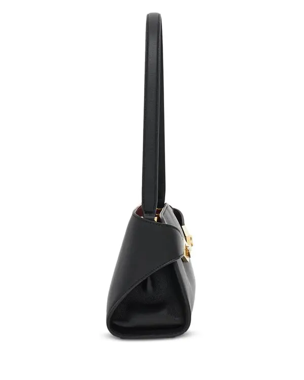 FERRAGAMO Hug East West Leather Shoulder Bag - Nero