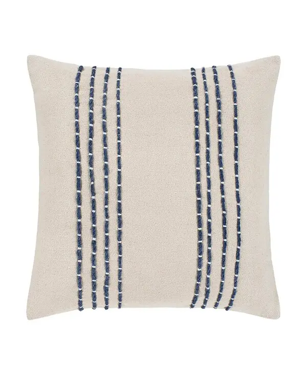 Livabliss Emilio Decorative Pillow, 18l X 18w - Beige/navy