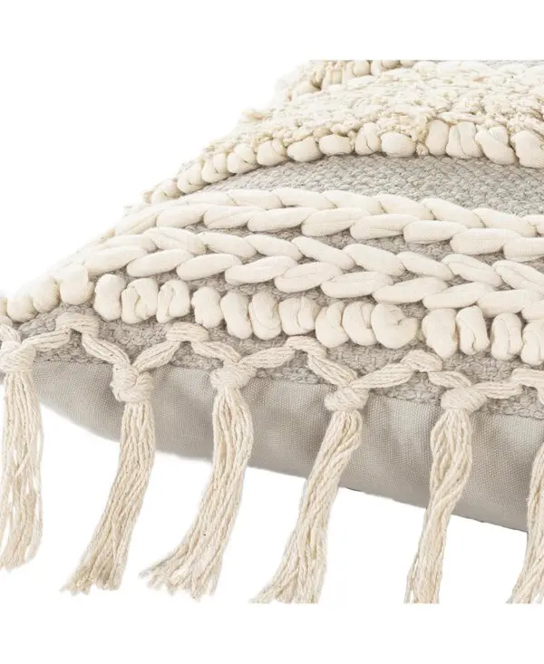 Livabliss Helena Decorative Pillow, 22l X 22w - Medium Gray