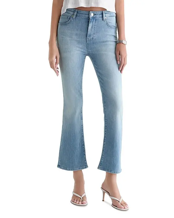 Ag Farrah Mid Rise Bootcut Crop Jeans