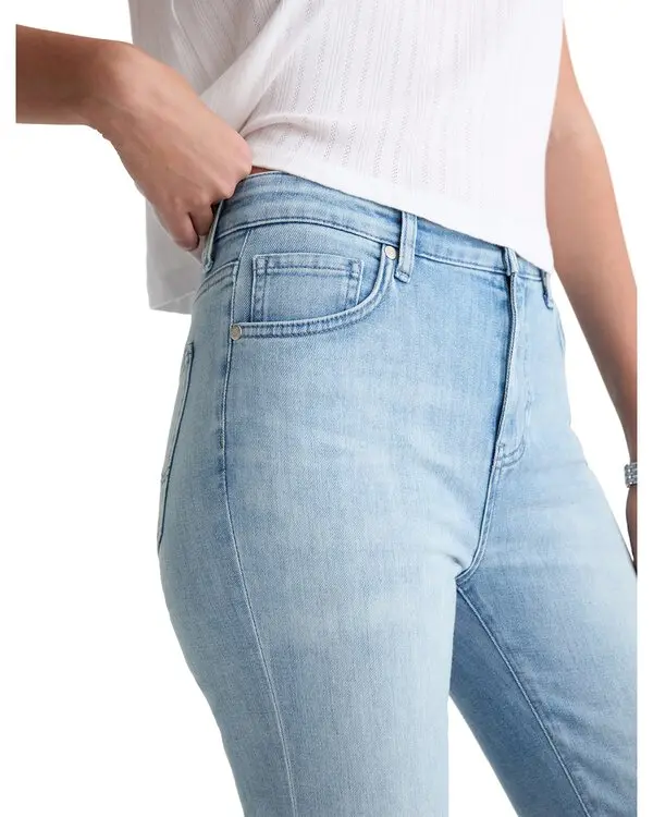 Ag Farrah Mid Rise Bootcut Crop Jeans