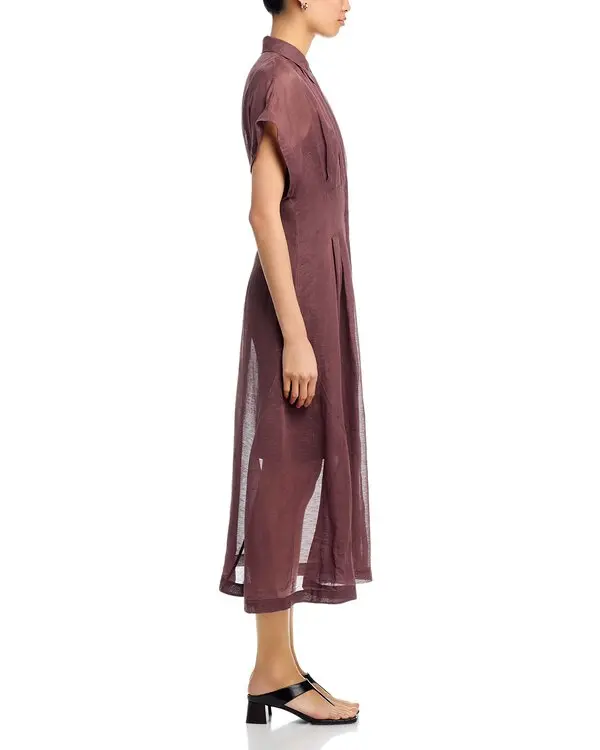 BOSS Davinata Midi Shirt Dress - Mocha