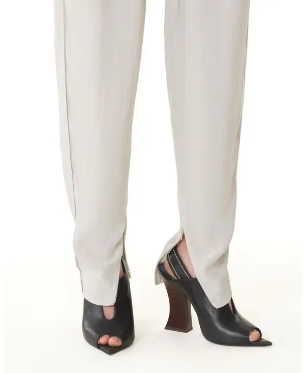 LANVIN Draped Charmeuse Pants