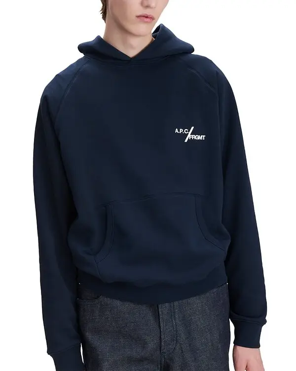 A.p.c. Cotton Logo Hoodie