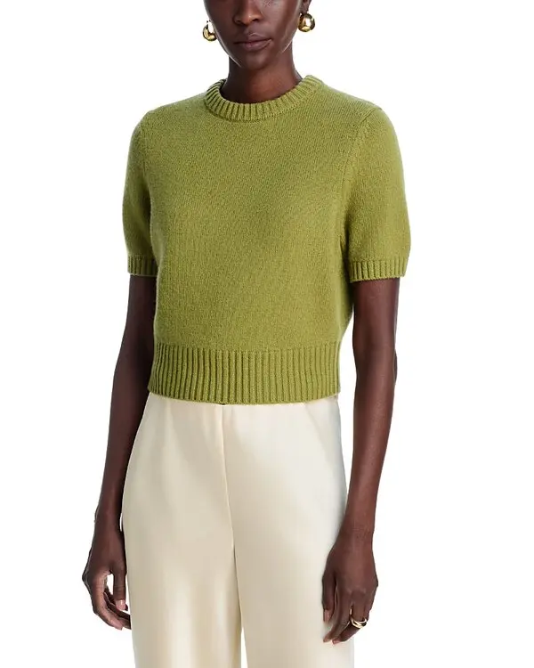 TOCCIN Elsie Short Sleeve Sweater - Cardamom