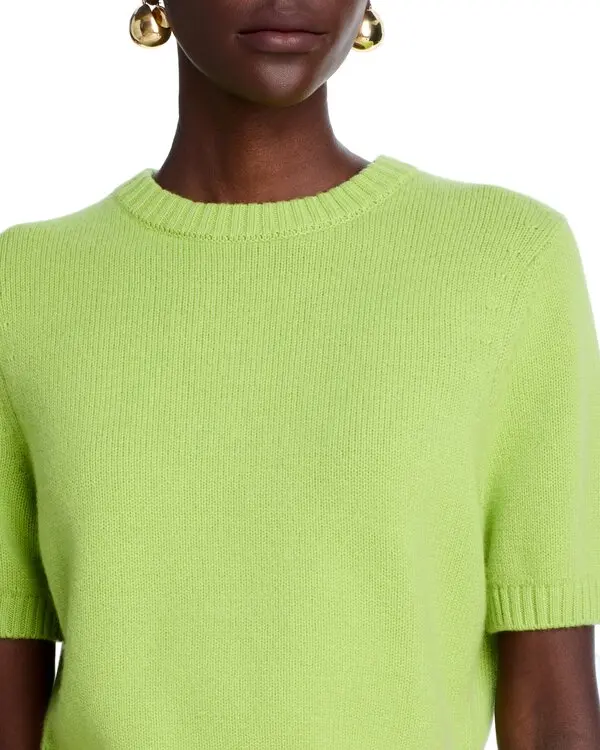 TOCCIN Elsie Short Sleeve Sweater - Lime