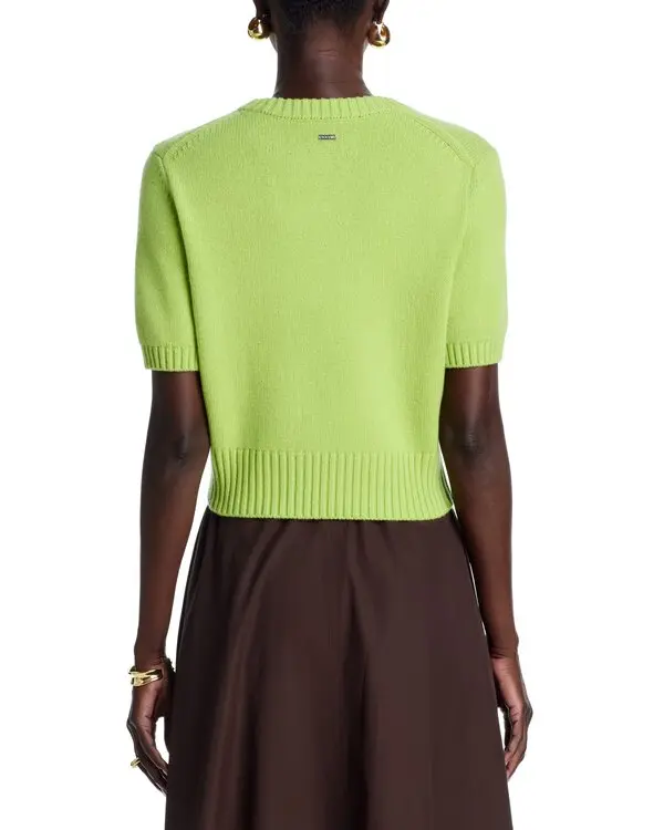 TOCCIN Elsie Short Sleeve Sweater - Lime