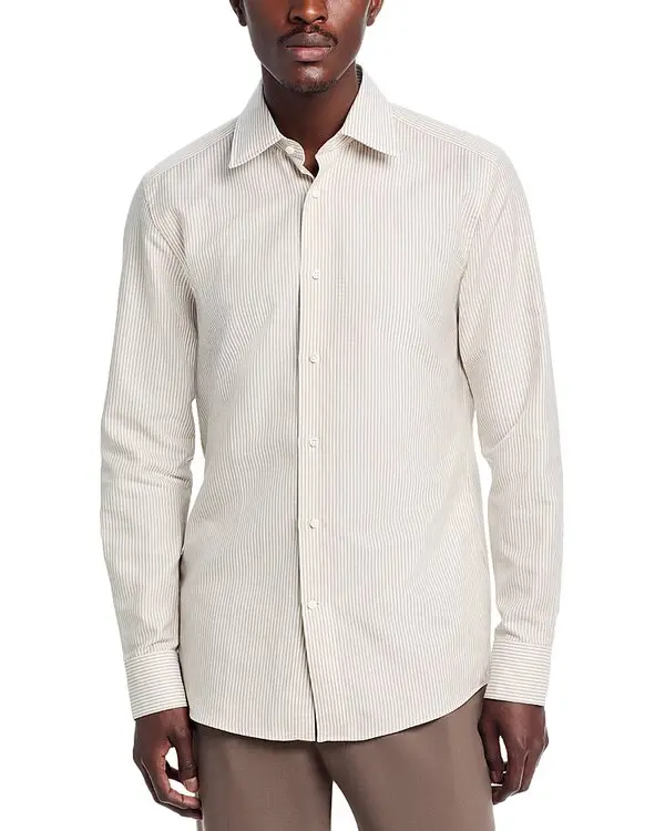 BOSS X Camel L-hays Kent Collar Button Down Shirt