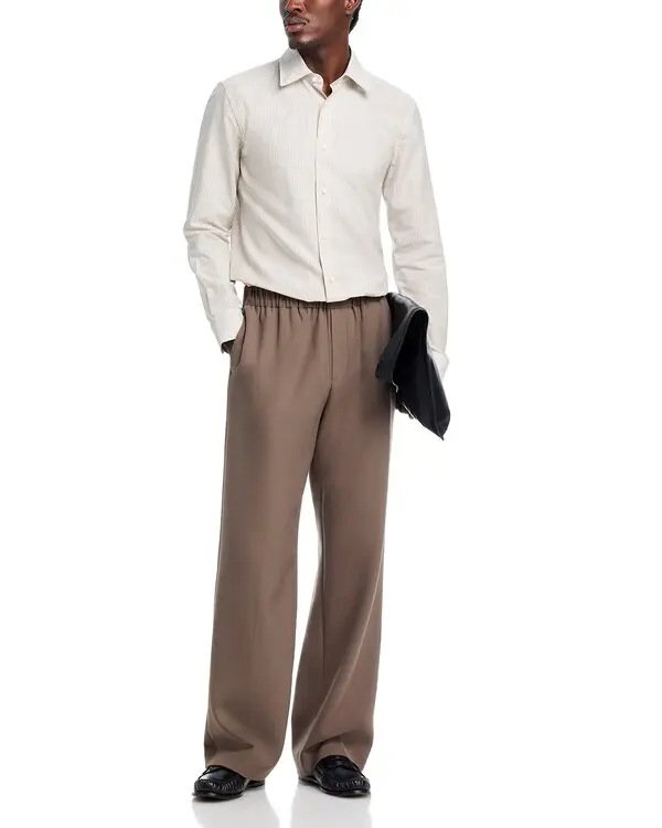 BOSS X Camel L-hays Kent Collar Button Down Shirt