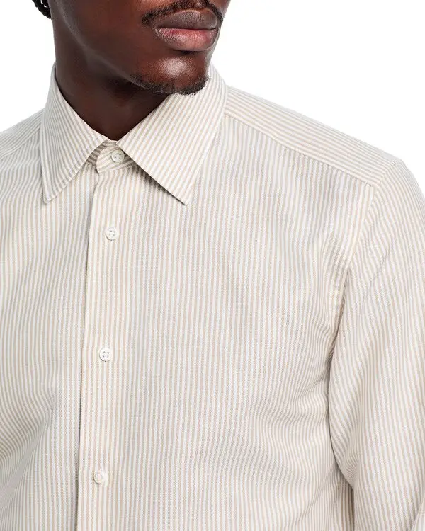 BOSS X Camel L-hays Kent Collar Button Down Shirt