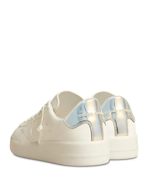 GOLDEN GOOSE Purestar Sneakers - White Silver