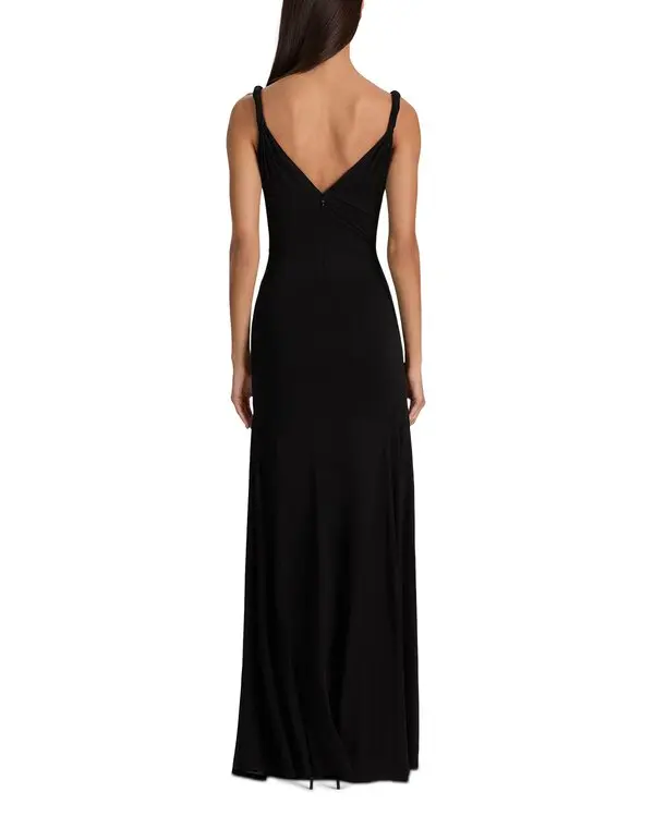 Alice + Olivia Bianca Twist Strap Maxi Dress