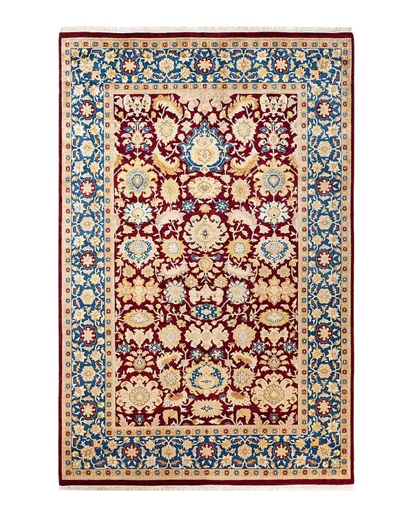 Bloomingdale'S Mogul M1249 Area Rug, 6'1 X 9'4 - Red