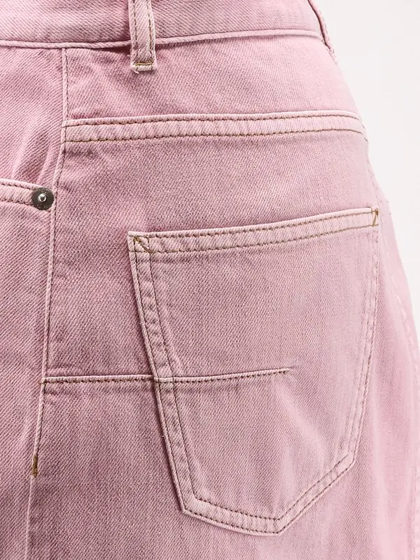 Dior Cotton Skirt With Fringed Bottom