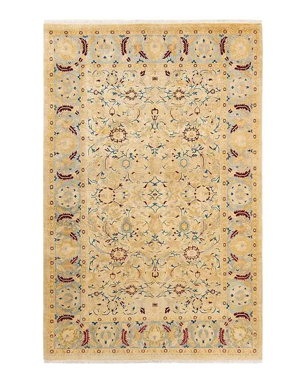 Bloomingdale'S Mogul M1210 Area Rug, 6'1 X 9'3 - Yellow