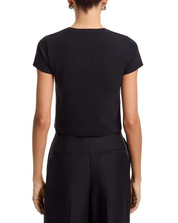 ATM Anthony Thomas Melillo Baby Tee - Black