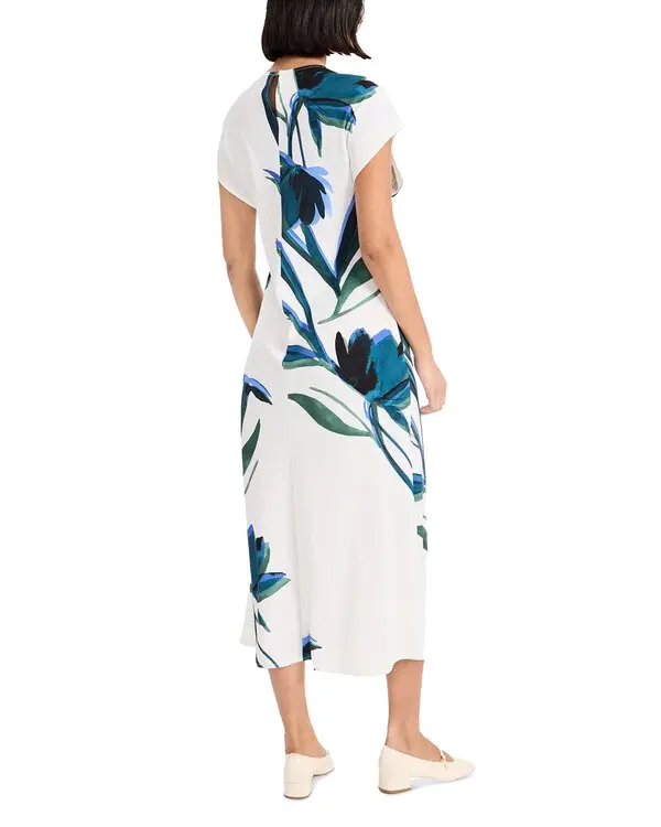 LUXELY Moonlight Crepe Printed Dress