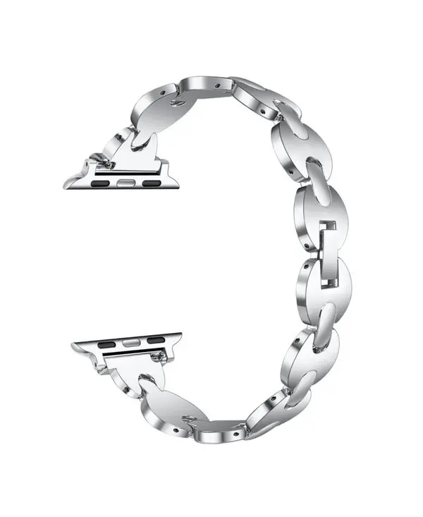 POSH TECH Sunny Metal Link Band For Apple Watch - Silver