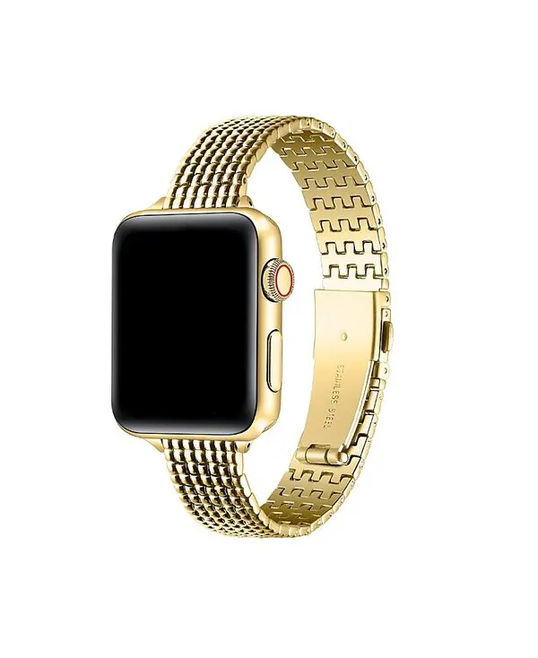 POSH TECH Brooklyn Stainless Steel Band For Apple Watch - Gold