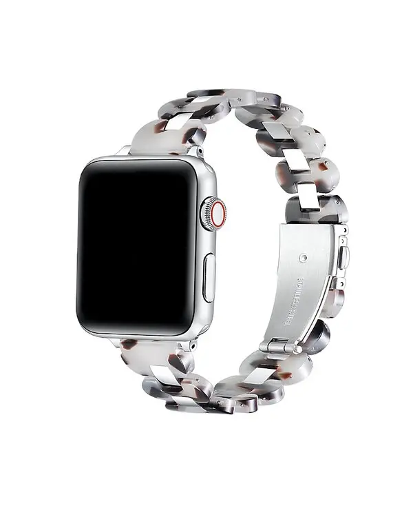 POSH TECH Aria Resin And Gold-plated Stainless Steel Apple Watch Band - Silver