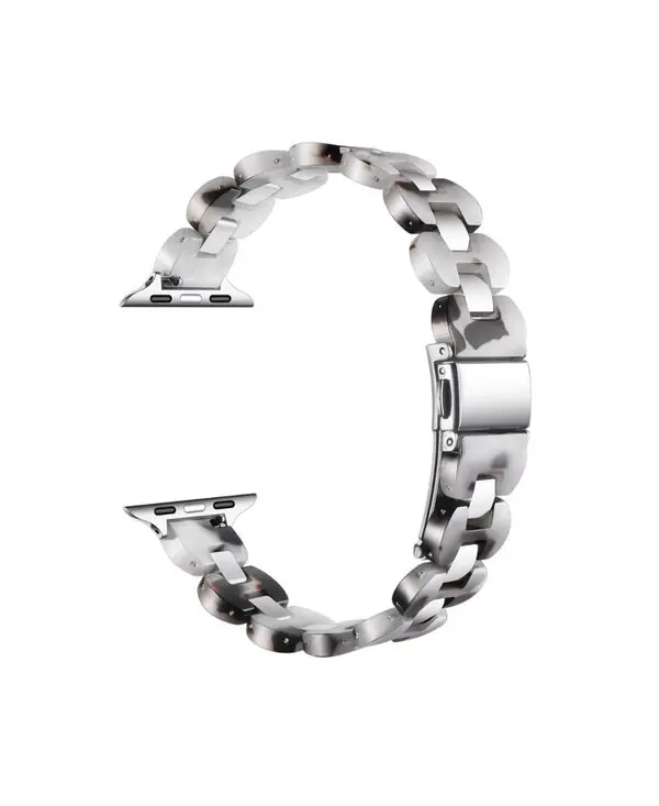 POSH TECH Aria Resin And Gold-plated Stainless Steel Apple Watch Band - Silver