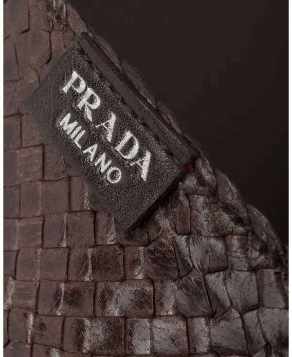 Prada Crisscross Slides - Brown