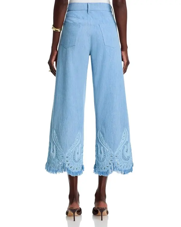 Kobi Halperin Marigold Embroidered Cotton Pants
