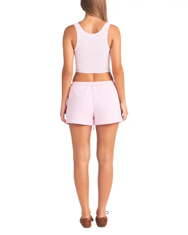 SKIMS Cotton Fleece Classic Shorts - Cherry Blossom