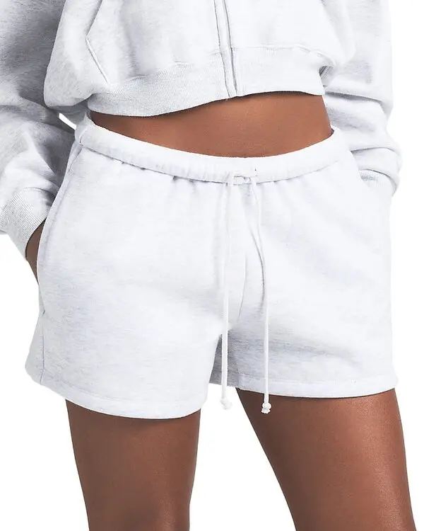SKIMS Cotton Fleece Classic Shorts - Light Heather