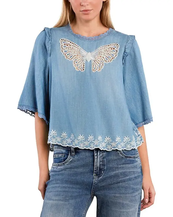 BILLY T Lady Butterfly Top