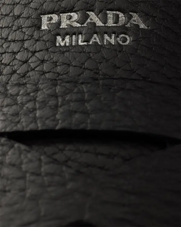 Prada Leather Loafers - Black