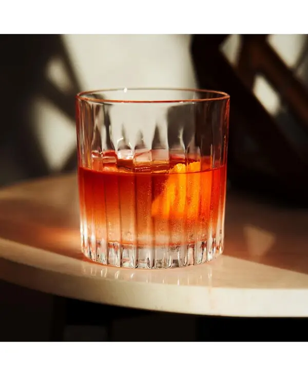 VISKI Reserve Milo Crystal Rocks Glasses, Set Of 4