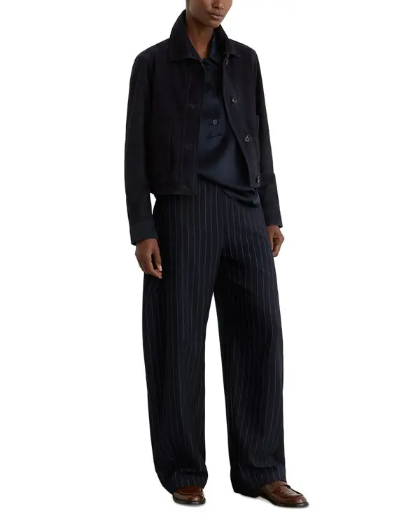 REISS Petites Elle Barrel Trousers