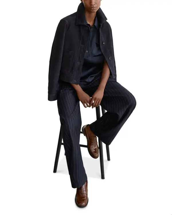 REISS Petites Elle Barrel Trousers