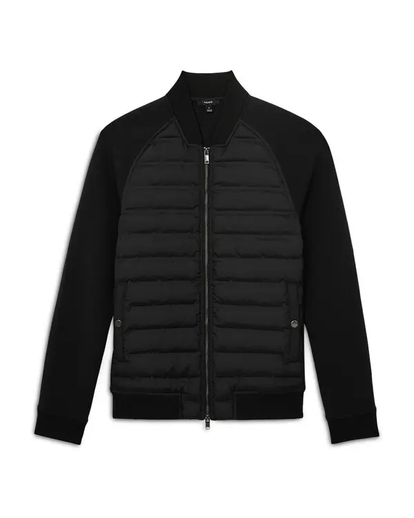 REISS Rami Quilted Bomber Jacket