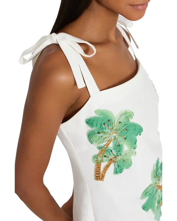 MILLY Ceri Embellished Mini Dress