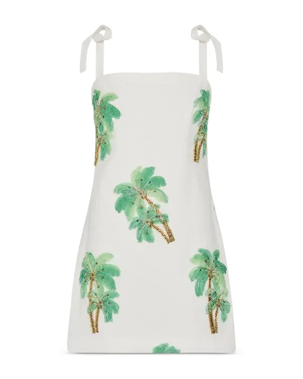 MILLY Ceri Embellished Mini Dress