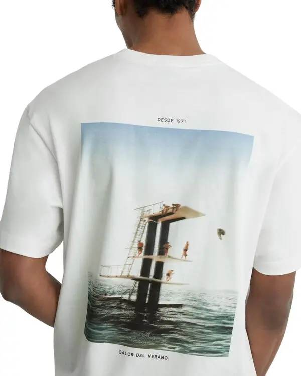 REISS Splash Graphic T-shirt