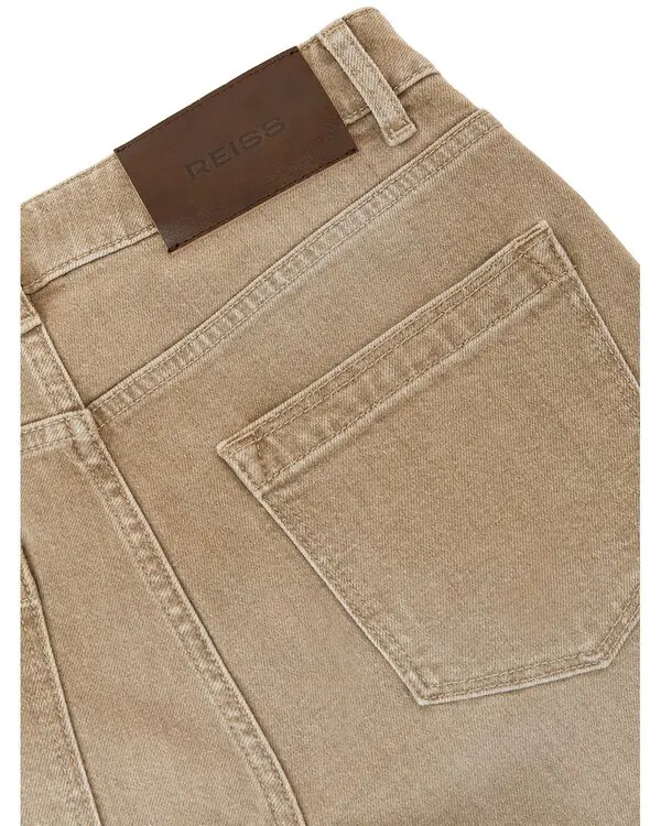 REISS Selin High Rise Straight Leg Jeans