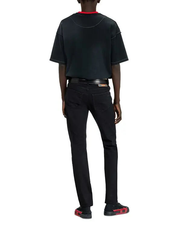 DIESEL® D Strukt Slim Fit Jeans In Black - Black/denim