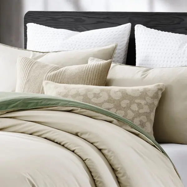 Dkny Faux Cashmere Decorative Pillow, 14 X 30 - Leopard