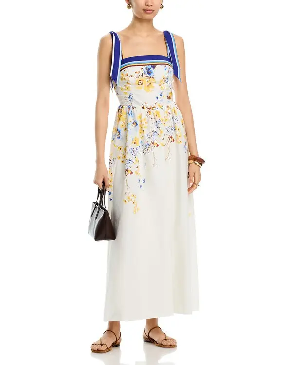 LAYERED WITH LOVE Printed Maxi Dress