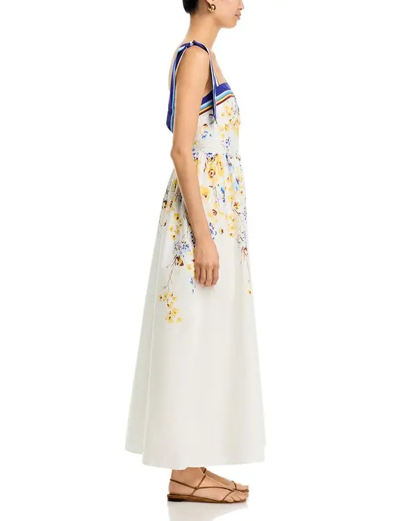 LAYERED WITH LOVE Printed Maxi Dress
